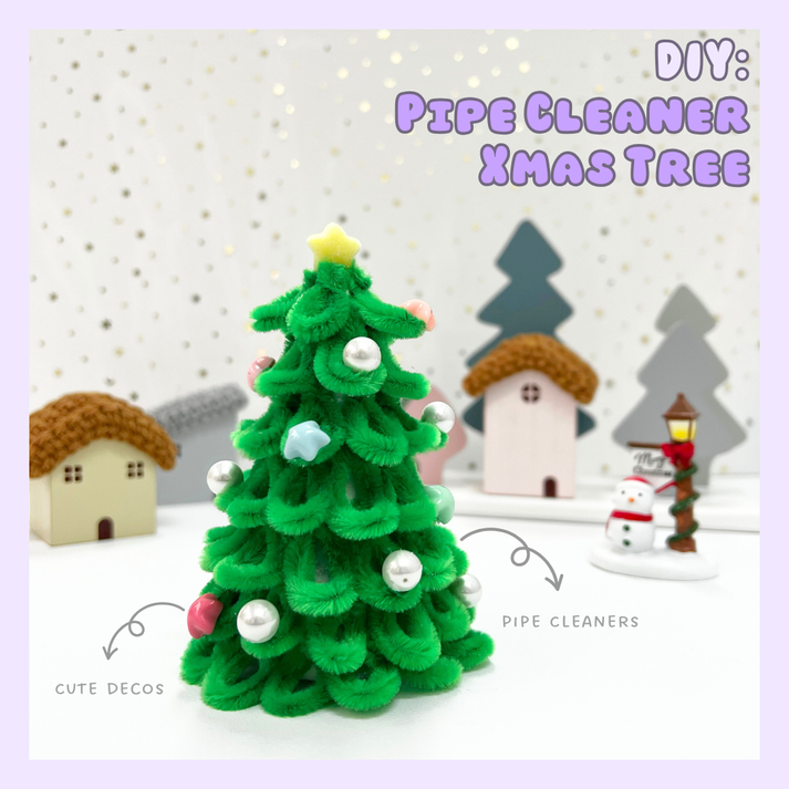 Pipe Cleaner Xmas Tree Workshop – Memo's Art House